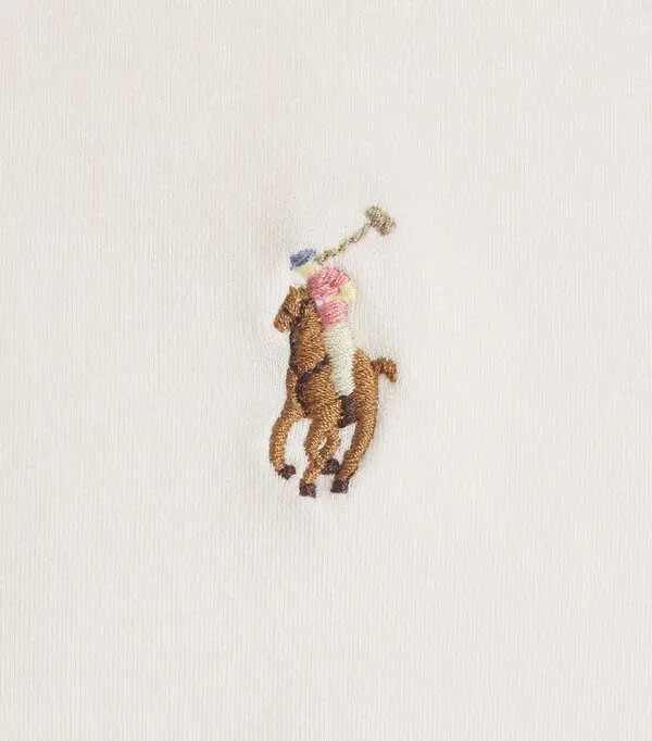 Polo Ralph Lauren Pima Cotton Polo Pony T-shirt - Ivory