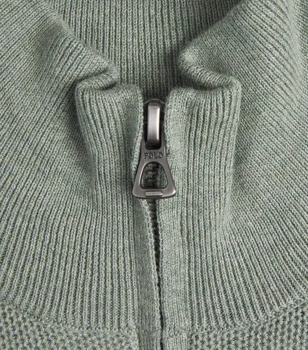 Polo Ralph Lauren Cotton Half-zip Sweater - Green