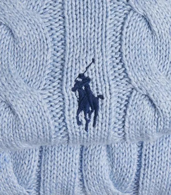 Polo Ralph Lauren Cotton Cable-knit Crewneck Sweater