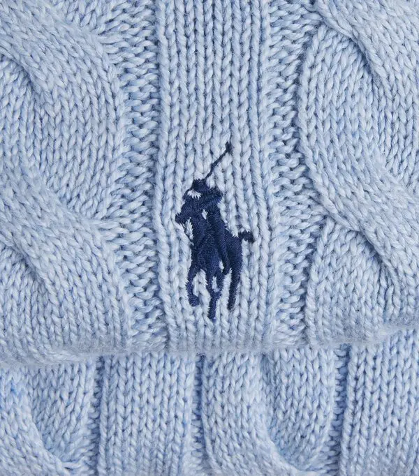 Polo Ralph Lauren Cotton Cable-knit Crewneck Sweater