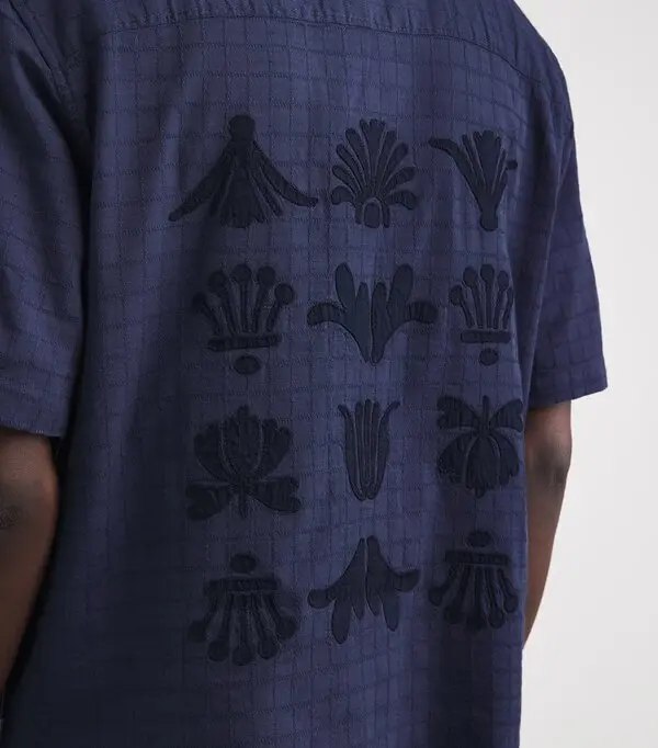 WAX LONDON Embroidered Curzon Shirt
