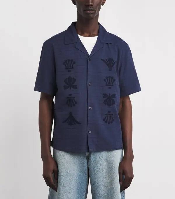 WAX LONDON Embroidered Curzon Shirt