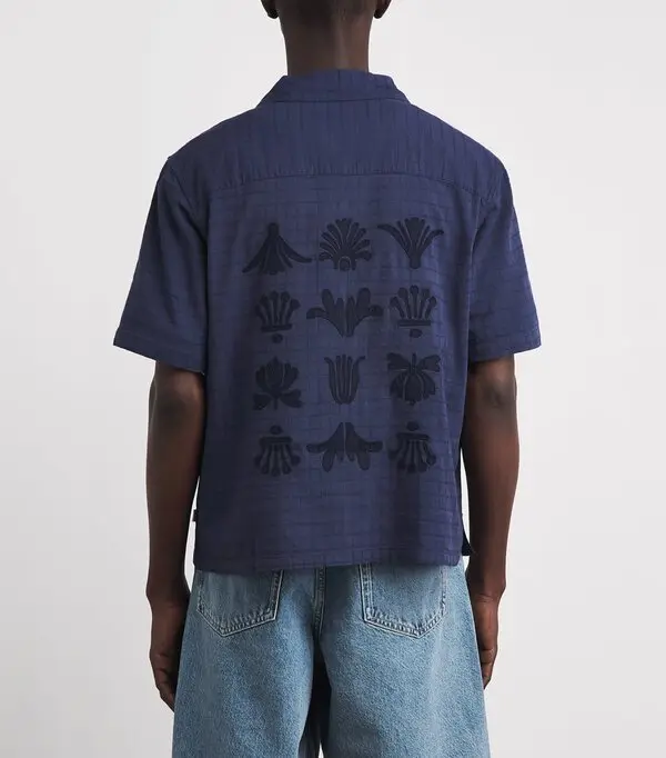 WAX LONDON Embroidered Curzon Shirt