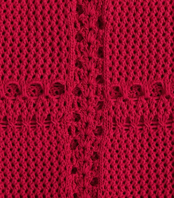 Erdem Cotton Crochet Maxi Dress - Red