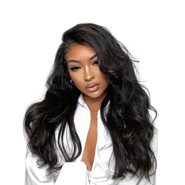 TRUE + PURE TEXTURE Relaxed Natural Blowout Kinky Straight Human Hair Clip Ins Extensions - One-color