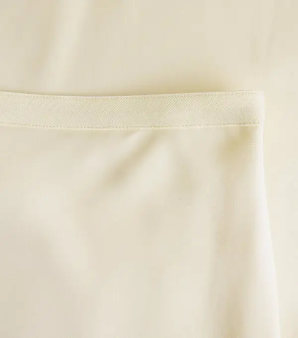 ANINE BING Silk Bar Midi Skirt