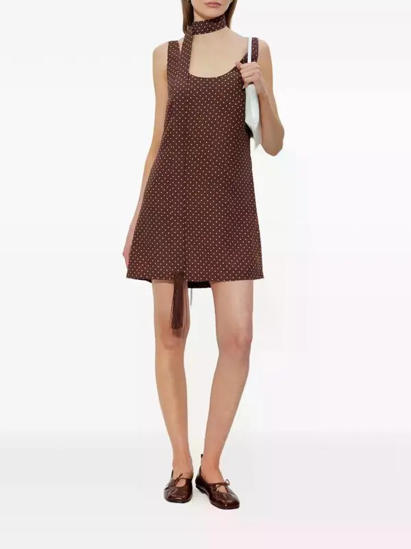 Posse Evie Polka-dot Mini Dress