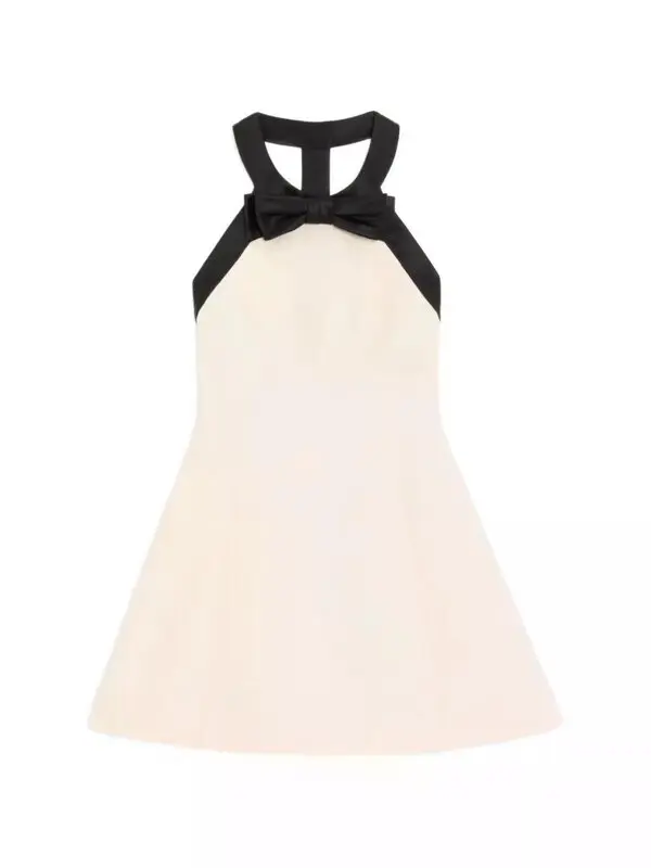 Valentino Garavani Crepe Couture Short Dress - Neutrals