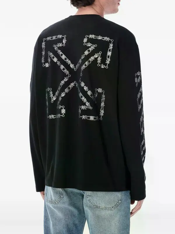 Off-White Arrows Diagonals Long-sleeve T-shirt