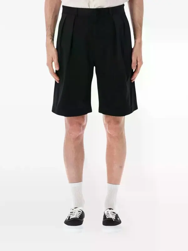 Nanamica Pleated Waistband Shorts - Black