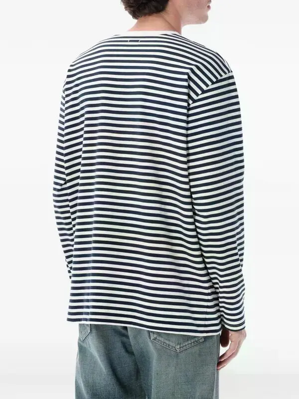 Nanamica Striped Long-sleeve T-shirt - Blue