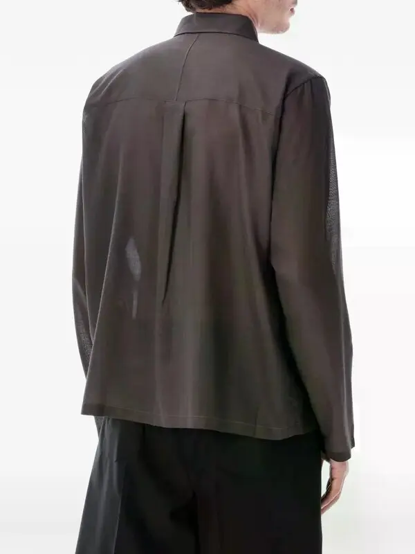BERNER KUHL Chest-pocket Box-pleat Shirt