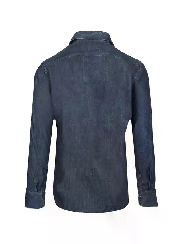 Al Duca D'aosta Mother-of-pearl Button Denim Shirt