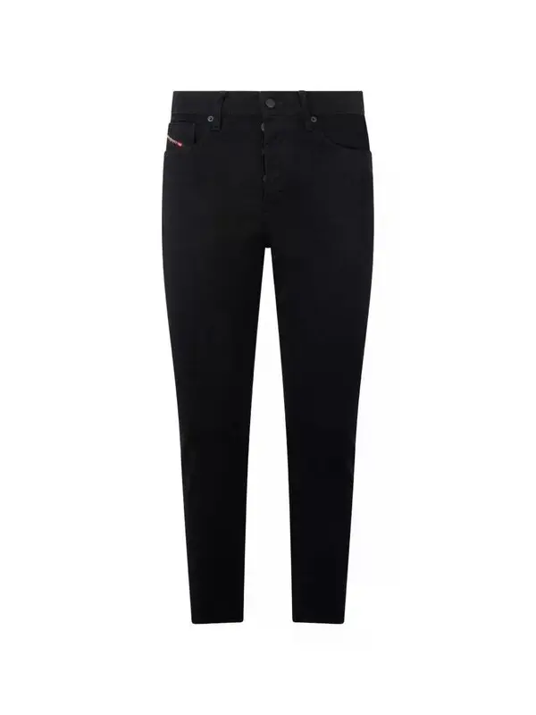 DIESEL® Slim-fit Jeans With Logo Patch