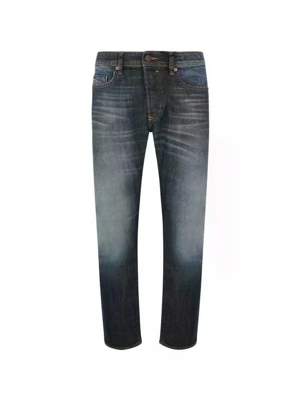 DIESEL® Faded Effect Whiskered Jeans