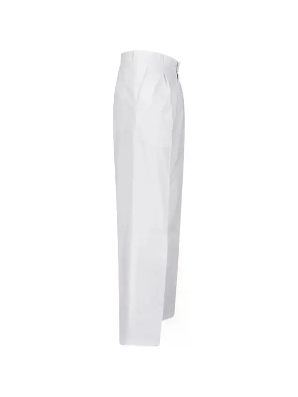 Auralee Pleated Straight-leg Trousers