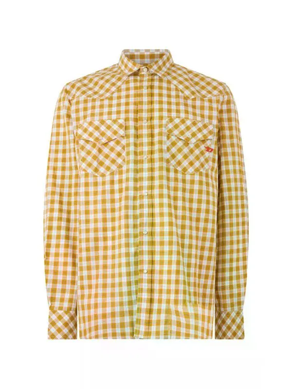 DIESEL® Checked Long-sleeve Shirt