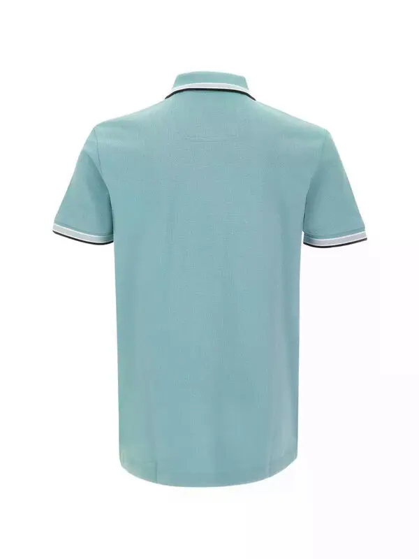 BOSS Paddy Striped-trim Polo Shirt