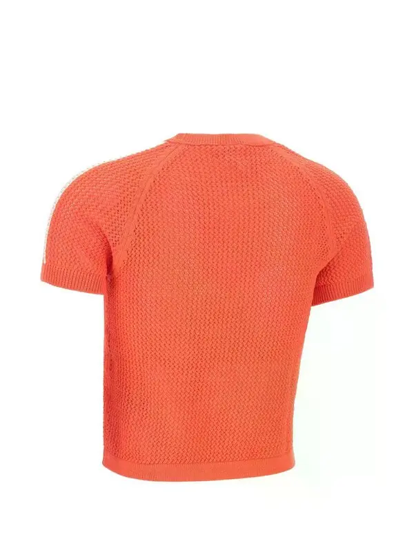 Adidas Crochet Knit Trefoil T-shirt