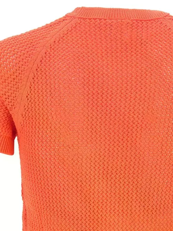 Adidas Crochet Knit Trefoil T-shirt