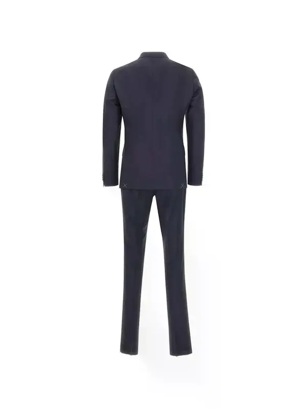 Corneliani Double-breasted Lapel-pin Suit