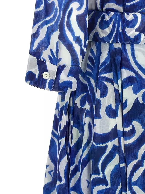 Samantha Sung Aster Tile-print Dress