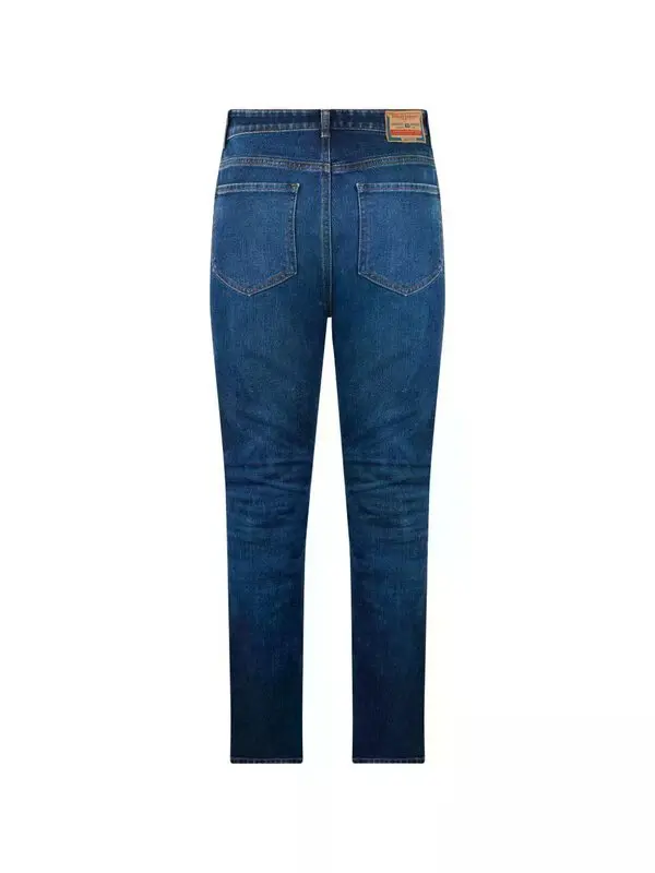 DIESEL® Washed Effect Slim Fit Jeans