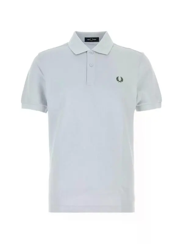 Fred Perry Logo-embroidered Polo Shirt - Blue