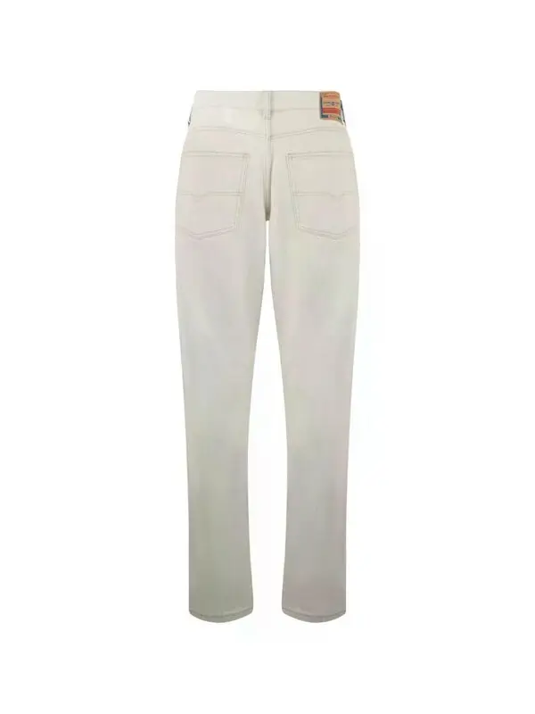 DIESEL® High-waisted Straight-leg Jeans - White