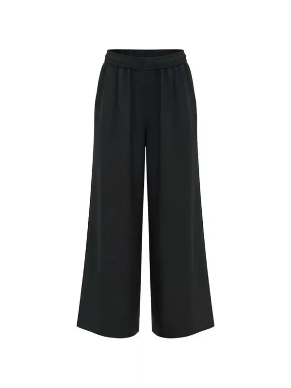 Black Label Pleated Palazzo Pants