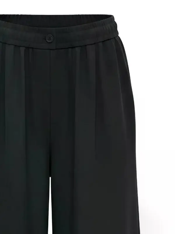 Black Label Pleated Palazzo Pants