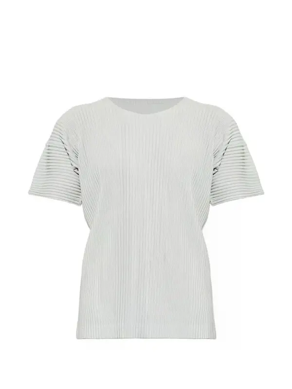 Issey Miyake Pleated T-shirt - Grey