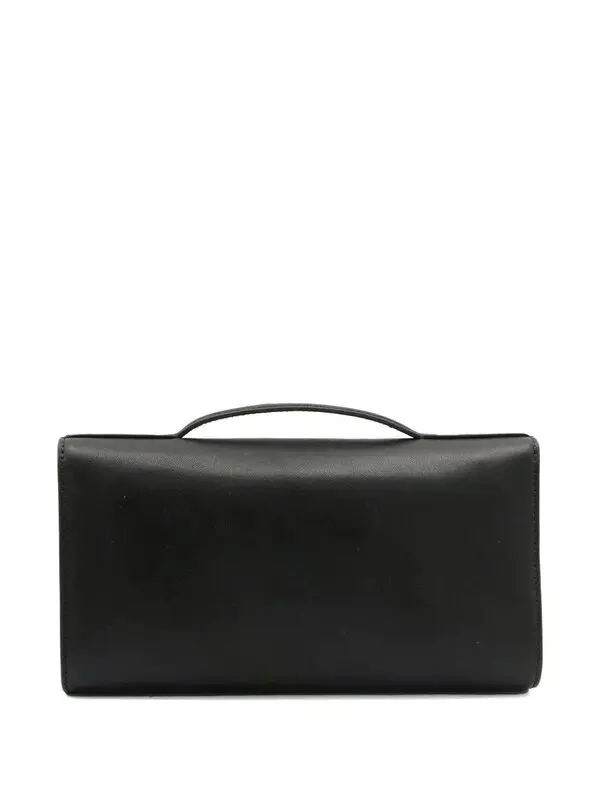 Mulberry Lily Leather Clutch Bag - Black