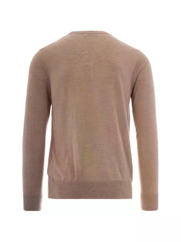 BALLANTYNE Plain Stitch Crew Neck Sweater