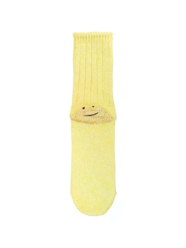 Kapital Rainbow Happy Heel Socks