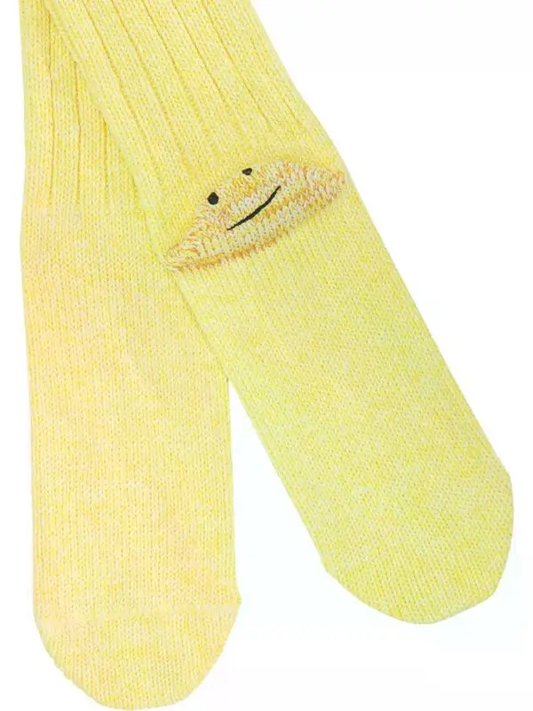 Kapital Rainbow Happy Heel Socks
