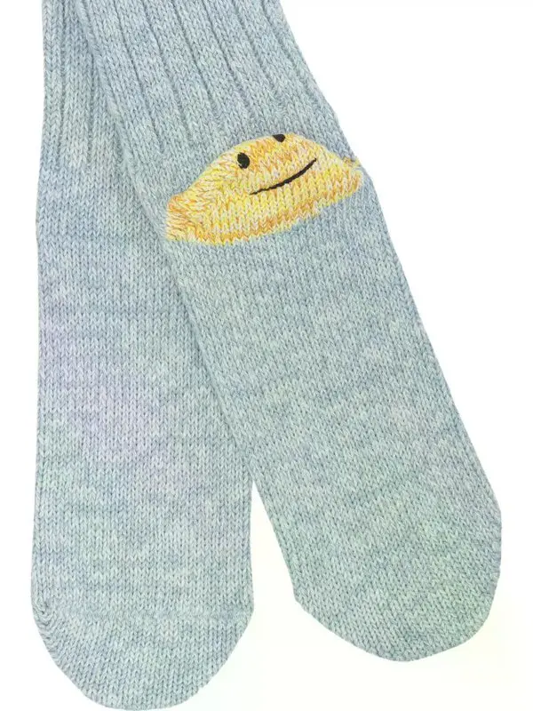 Kapital Rainbow Happy Heel Socks