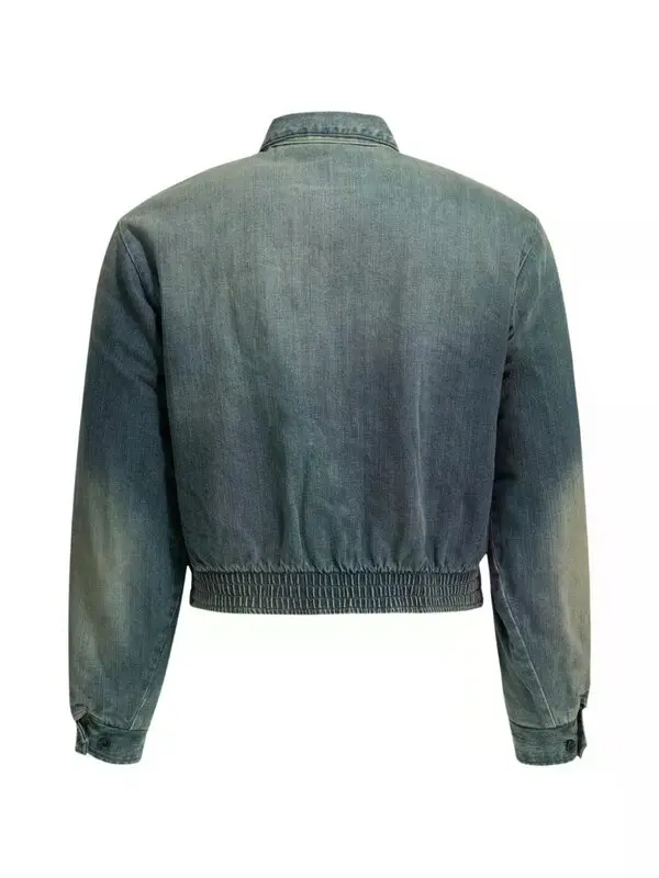 Kapital Zip-up Jacket With Faded Effect