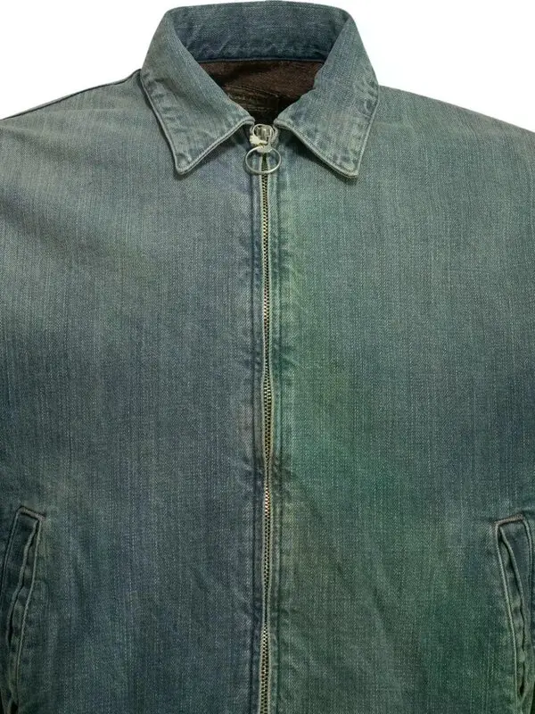 Kapital Zip-up Jacket With Faded Effect