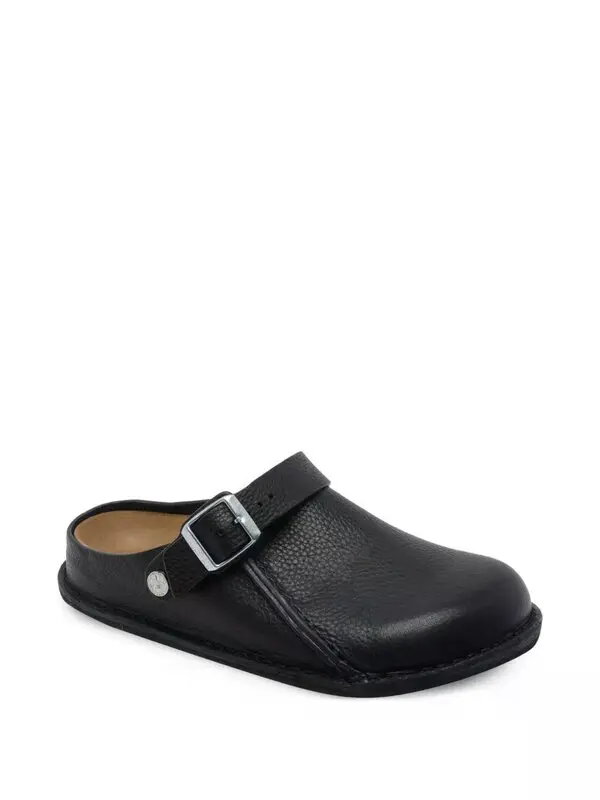 BIRKENSTOCK Lutry Premium Buckled Leather Mules