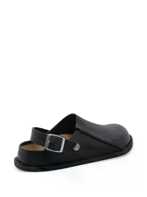 BIRKENSTOCK Lutry Premium Buckled Leather Mules