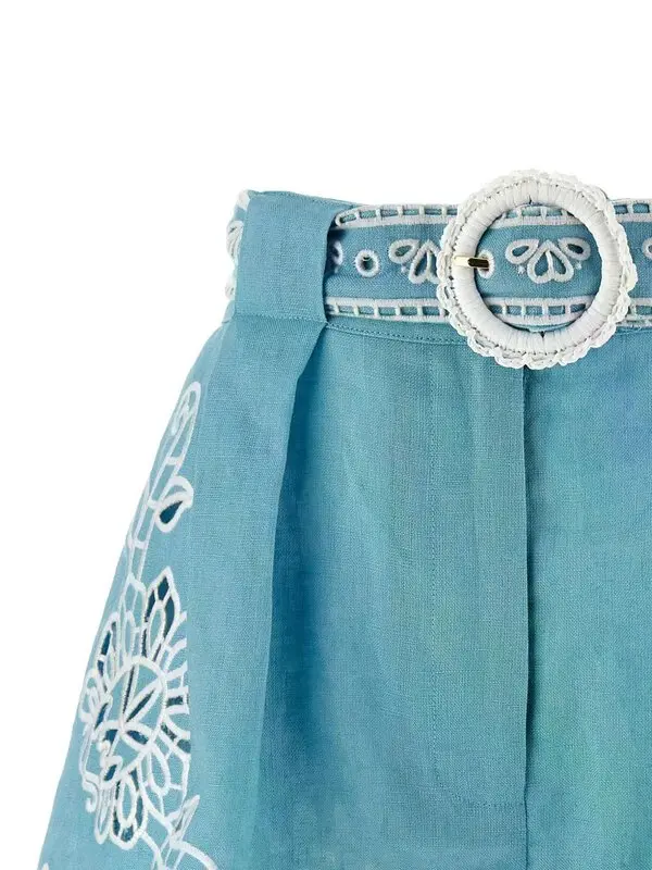 Farm Rio Richelieu Cut-out Shorts