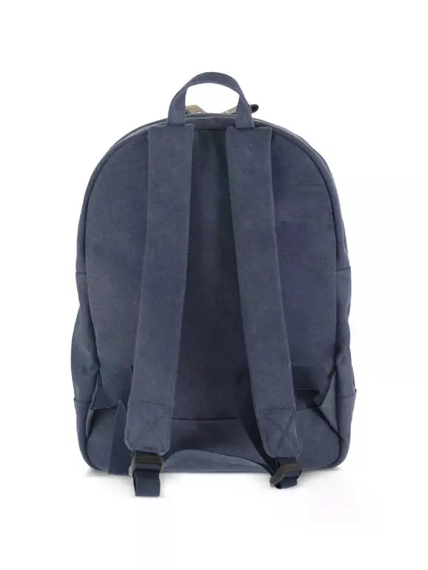 MC2 SAINT BARTH Embroidered Logo Canvas Backpack