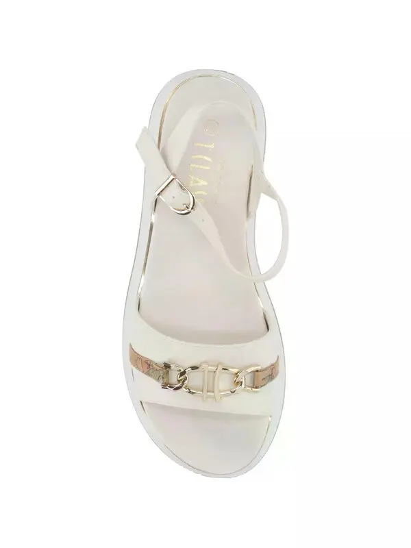 ALVIERO MARTINI 1° CLASSE Geo Map Flatform Sandals