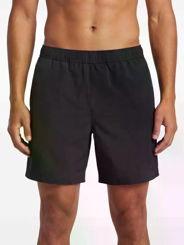 Moncler Logo Patch Swim Shorts
