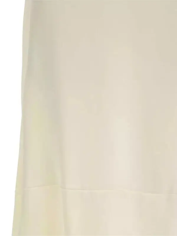 Victoria Beckham Asymmetric Crepe-satin Midi Skirt