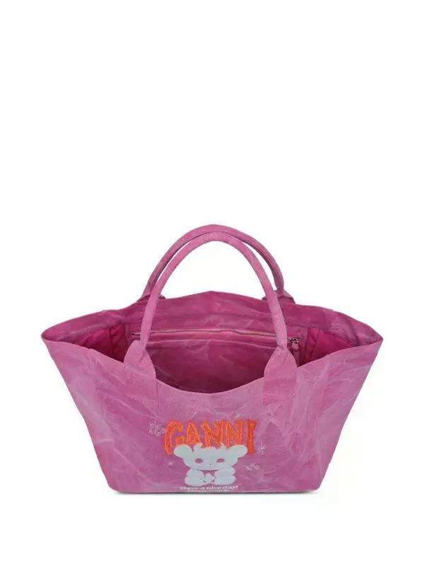 GANNI Evil Bear Trapeze Shoulder Bag