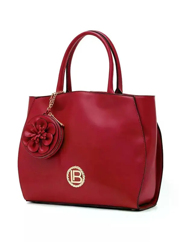 LAURA BIAGIOTTI Floral Charm Tote Bag