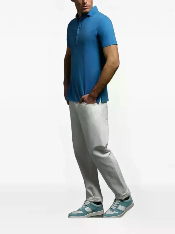 MOORER Tarno-sio Cotton Polo Shirt