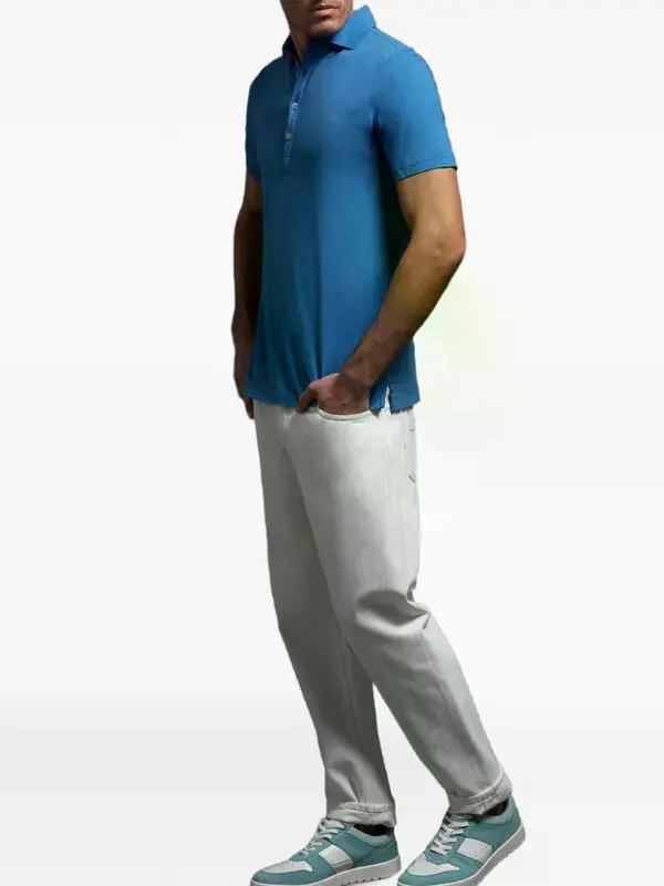 MOORER Tarno-sio Cotton Polo Shirt
